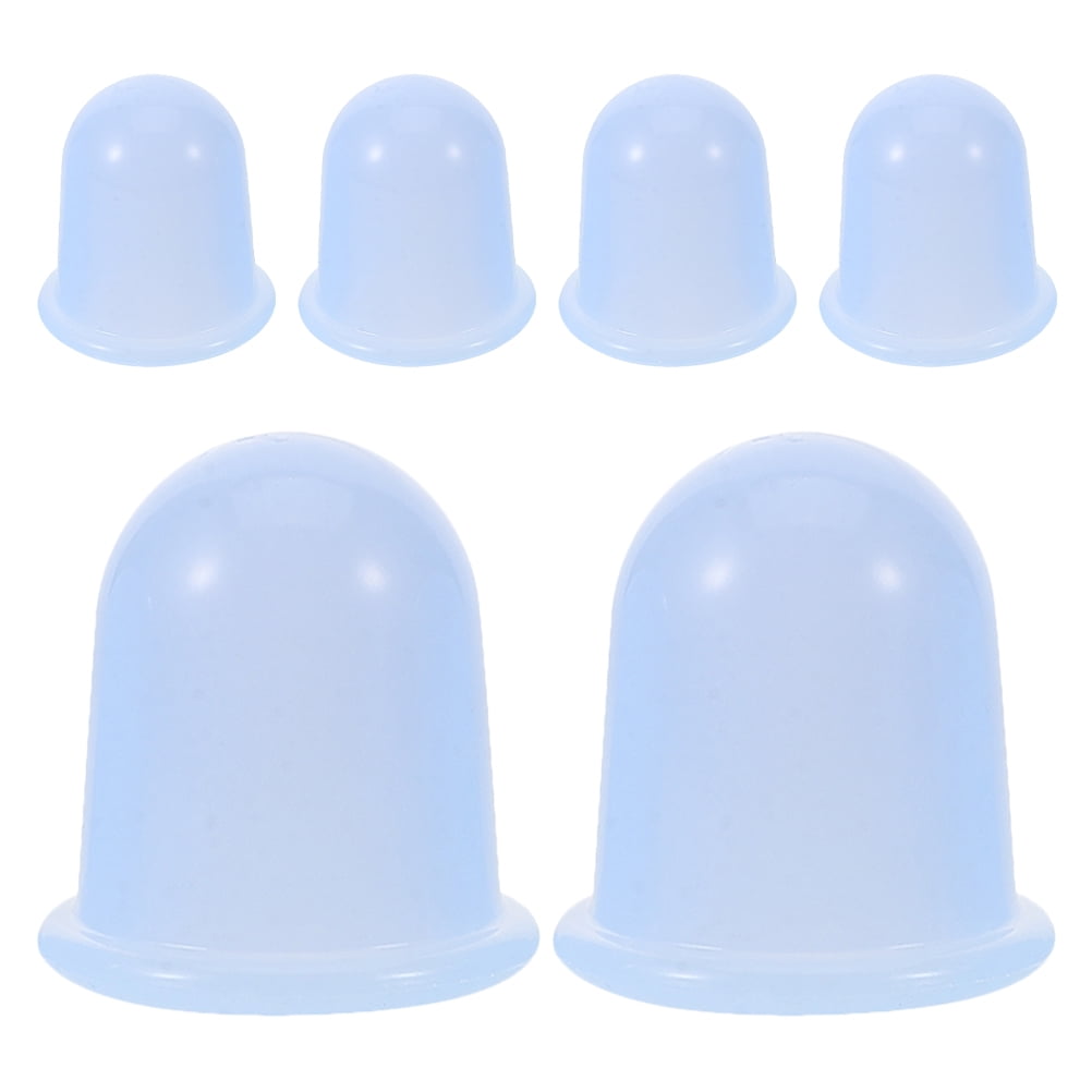 Worgeous 6pcs Silicone Cupping Therapy Set Hand Twist Adjustable ...