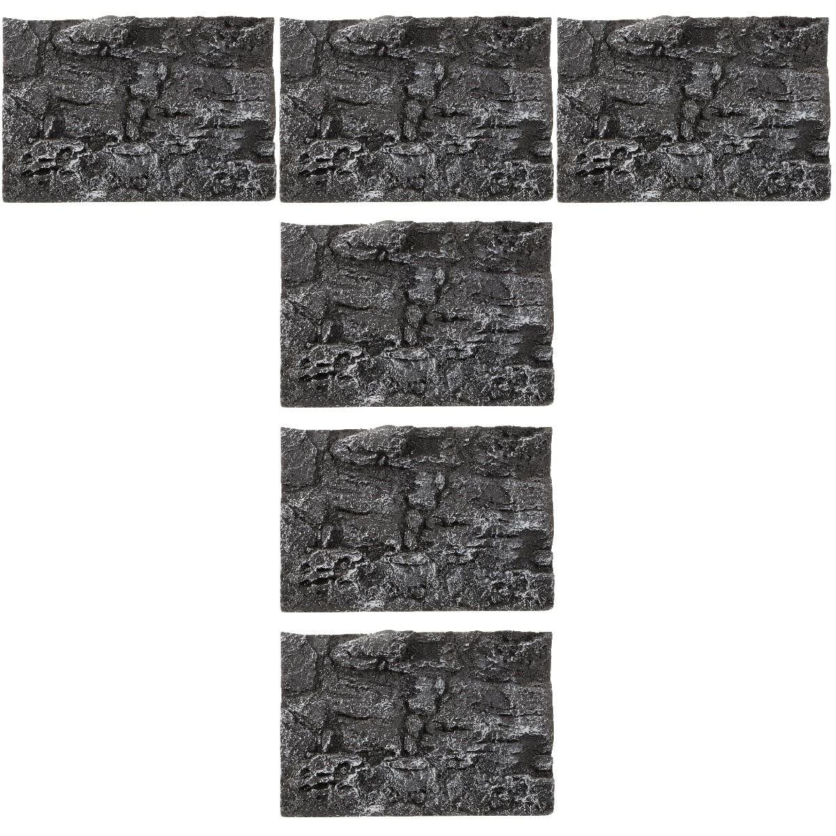 Worgeous 6pcs Terrarium Background 3d Aquarium Background Terrarium ...