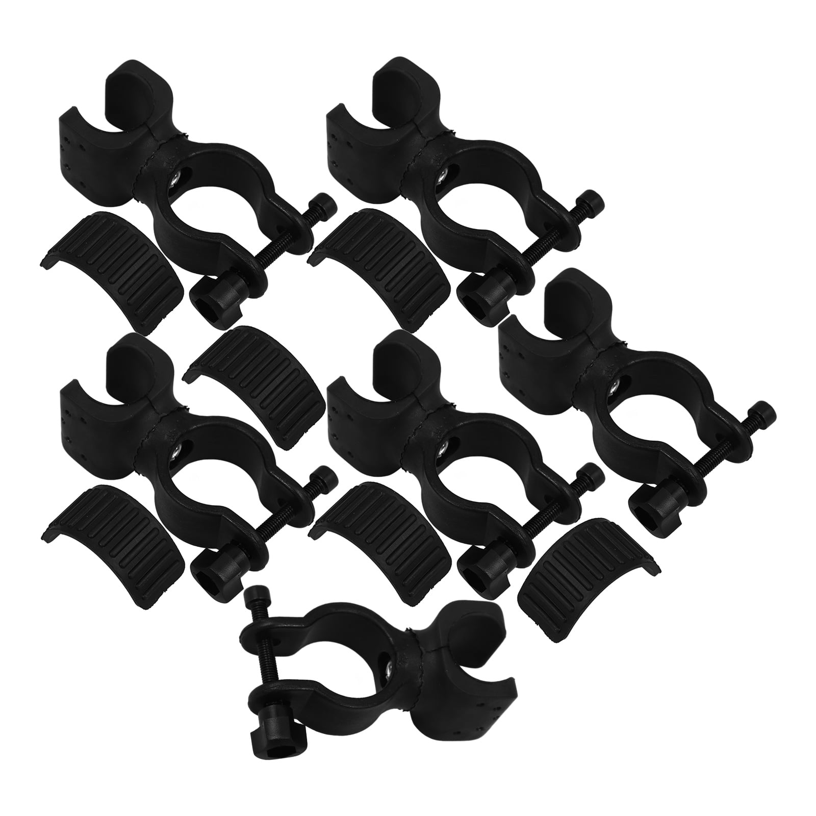 WORGEOUS 6pcs Bike Flashlight Mount Holder Universal Bicycle Flashlight ...