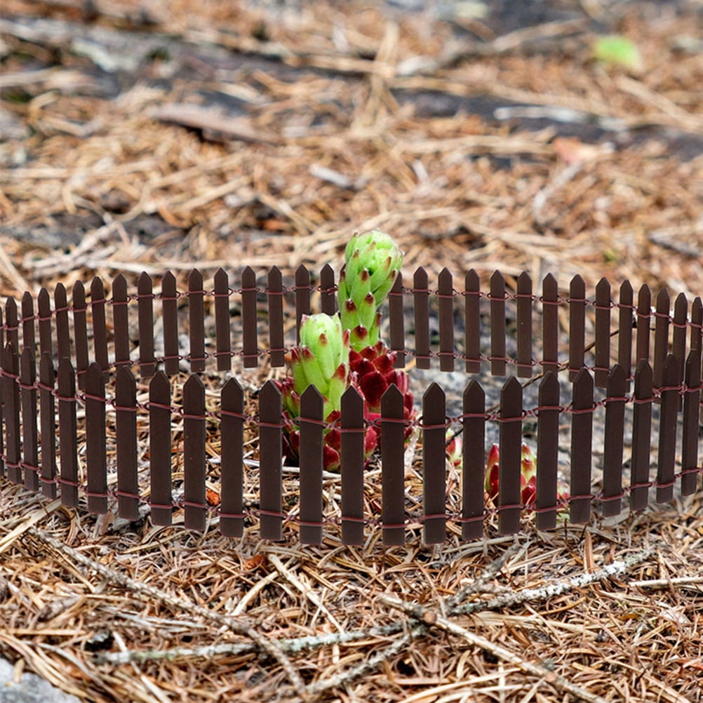 Worgeous Miniature Fairy Garden Fence in Assorted Colors for Dollhouse ...