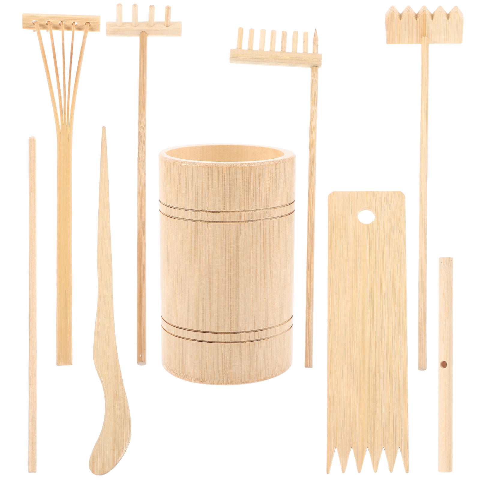 Worgeous 7 Pieces Zen Garden Rake Miniature Rake For Zen Garden ...