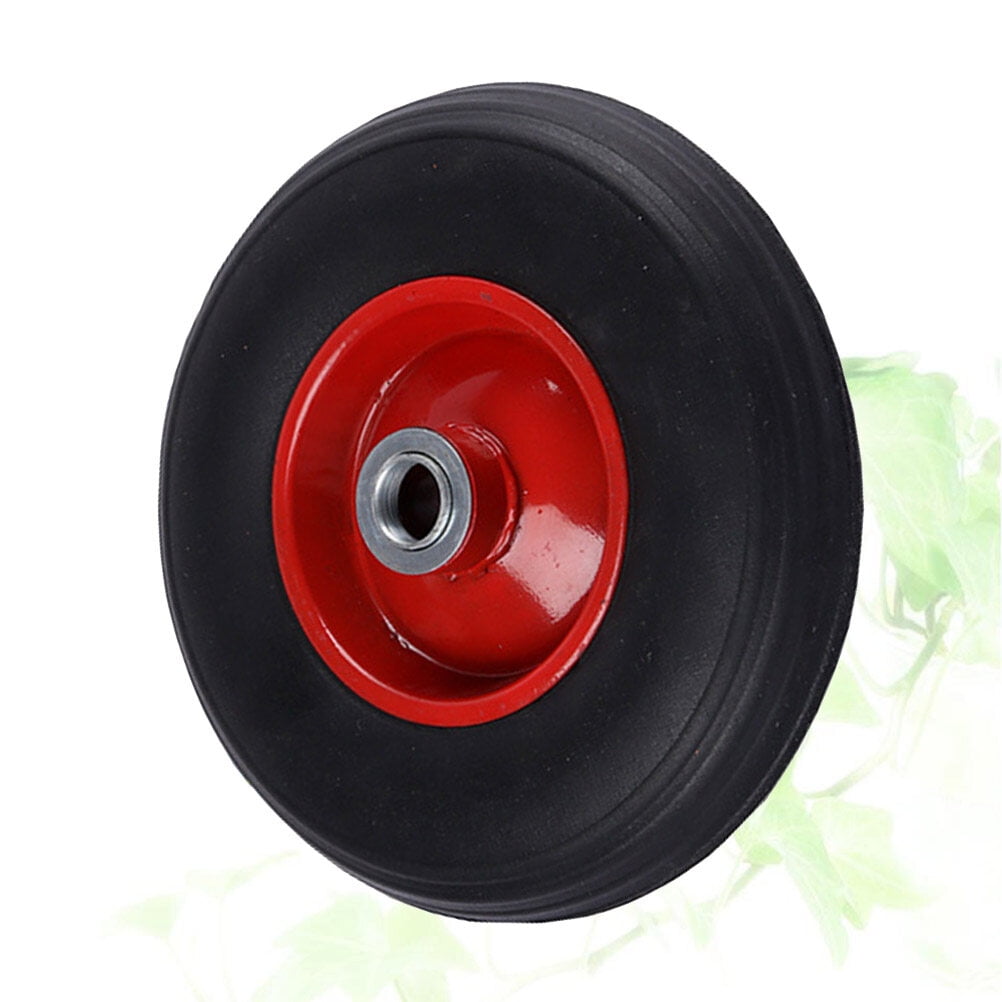 Worgeous 8 Inch Diameter 230MM Medium Mute Solid Rubber Wheels 250- Purpose Utility Tire Wheel ...