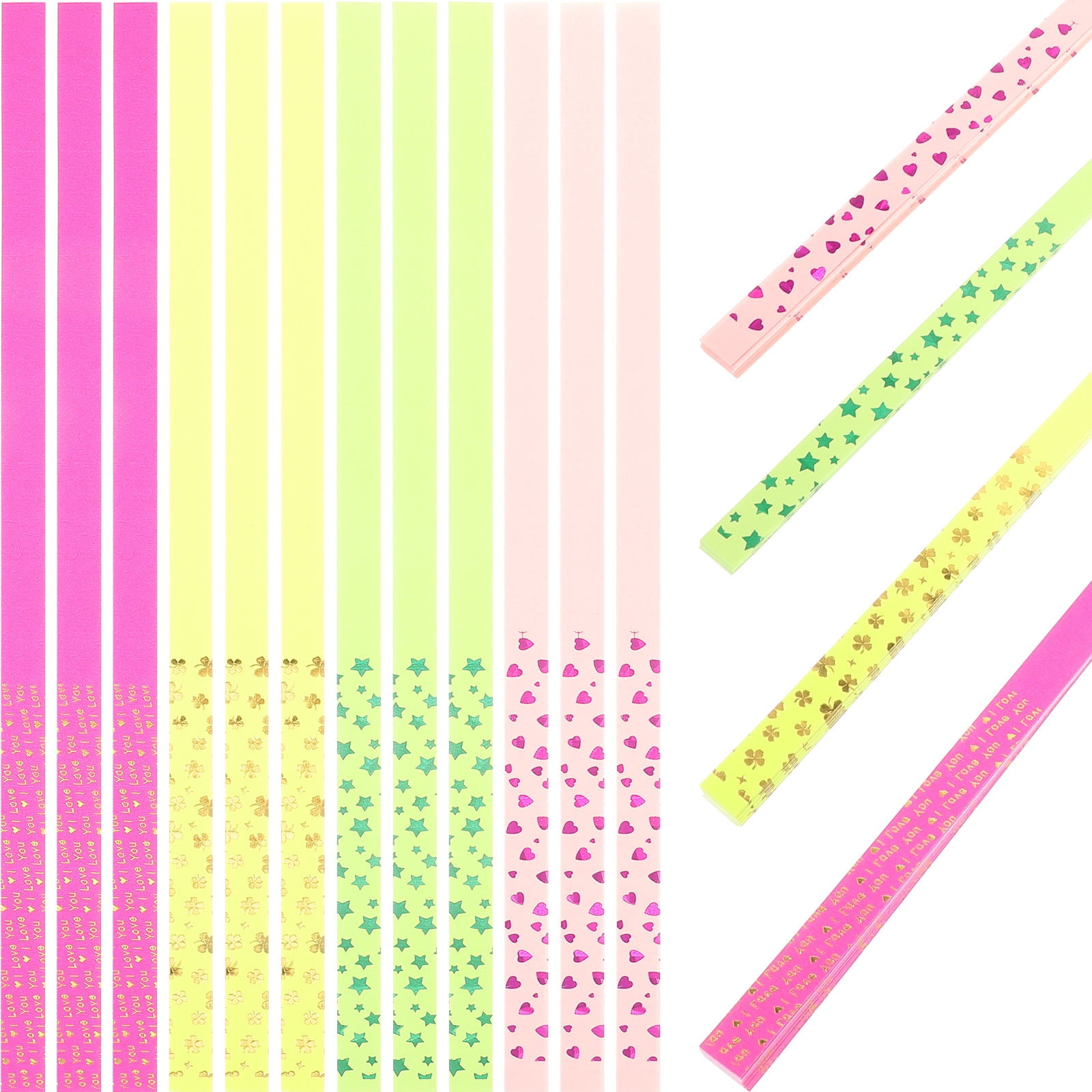 Worgeous 8 Packs of Star Origami Paper Star Paper Strip Decorative ...