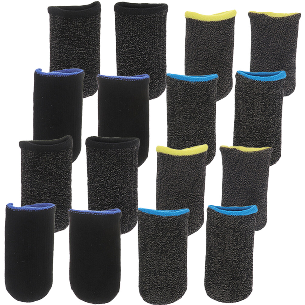 Worgeous 8 Pairs Human Design Gaming Finger Protectors with Perfect ...