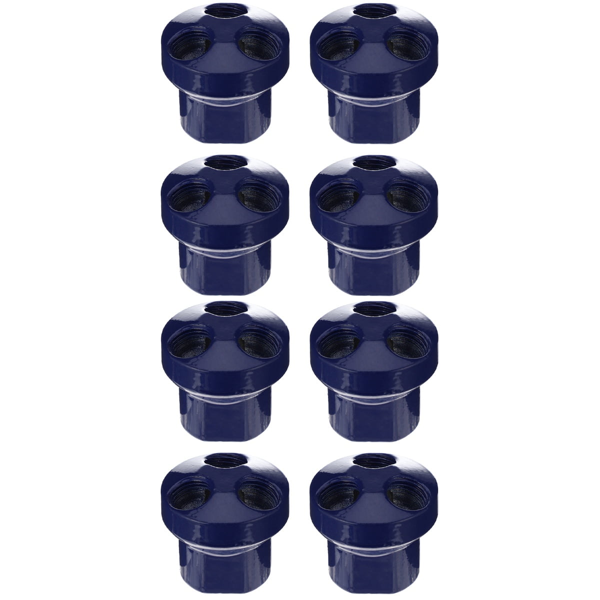 Worgeous 8 Pcs 3 Way Air Hose Inline Fitting Aluminum Air Compressor ...