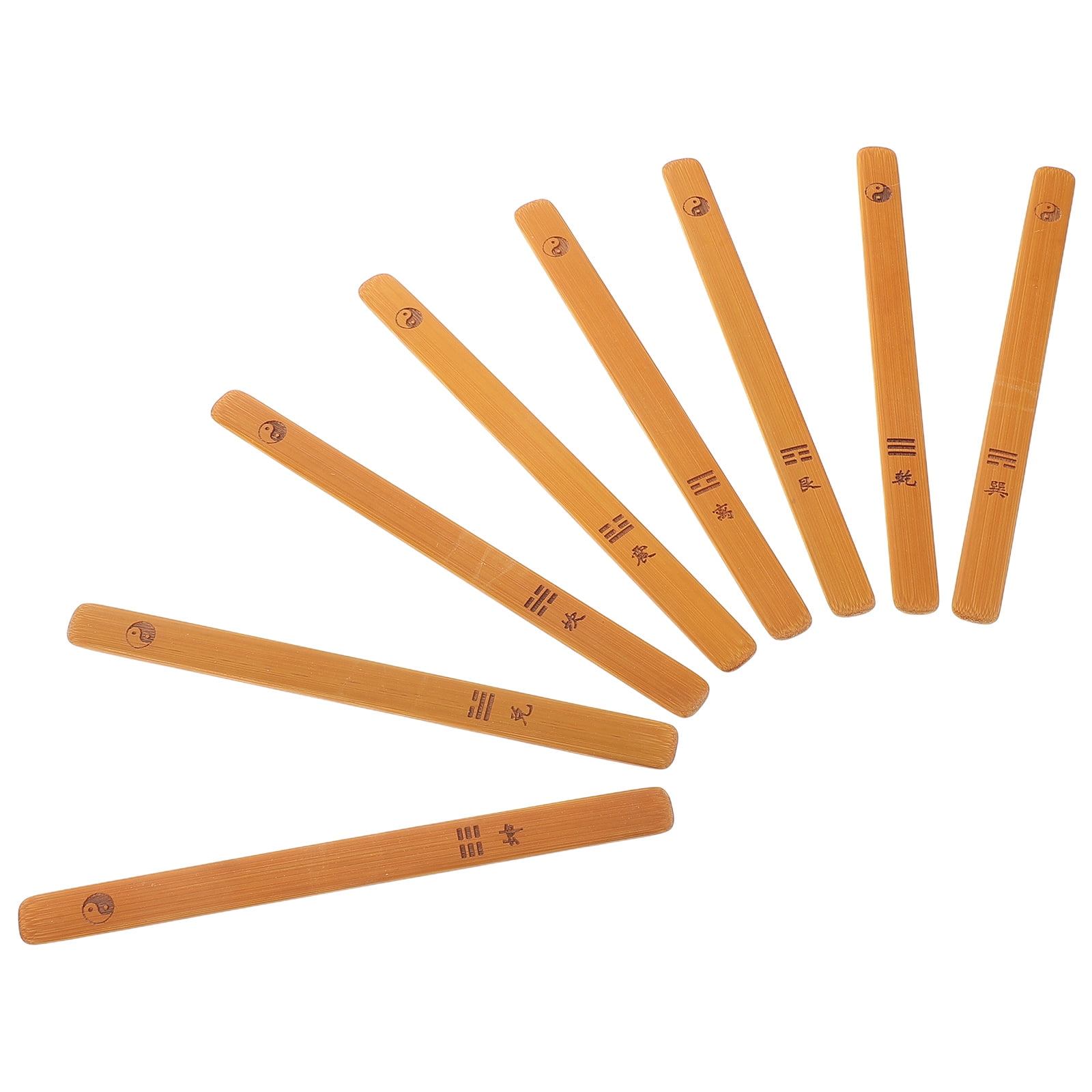 Worgeous 8 Pcs Decorations I Ching Divination Bamboo Stick 13.00X1.00X0 ...