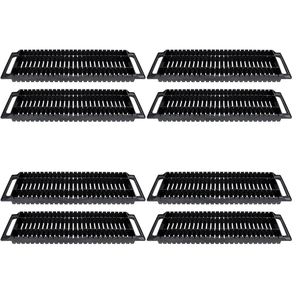 Worgeous 8 Pcs Double Sided PCB Board - 25- Slot Circuit Board PCB Rack ...