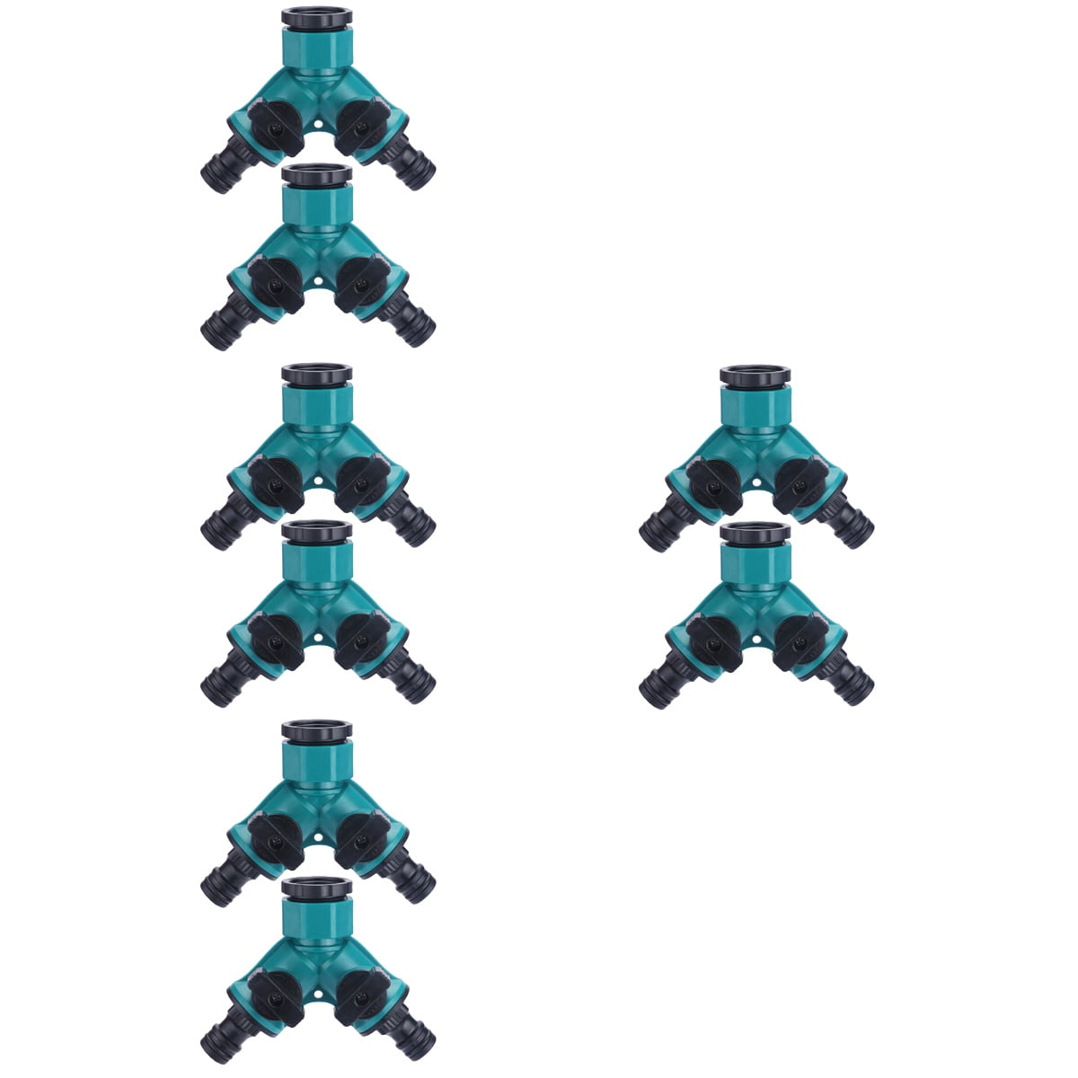 Worgeous 8 Pcs Garden Hose Connector Hose Splitter Hose Adapter Y Type ...