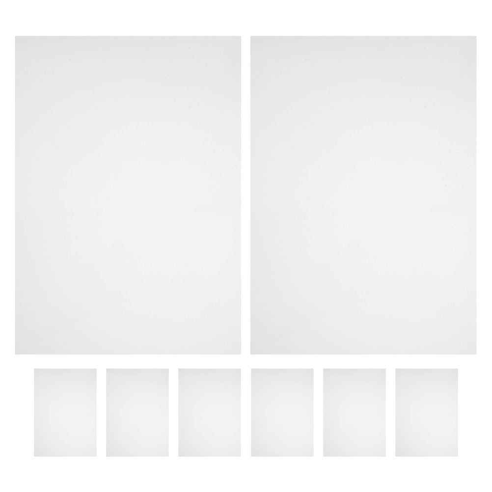 Worgeous 8 Pcs Iridescent Light Diffuser Film Flame Retardant Plastic ...