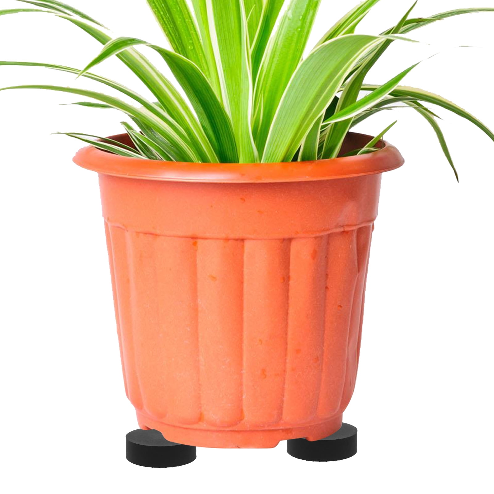 RENACLIPY 8Pcs Black Flower Pot Bottom Pads Breathable Planter Pads for ...