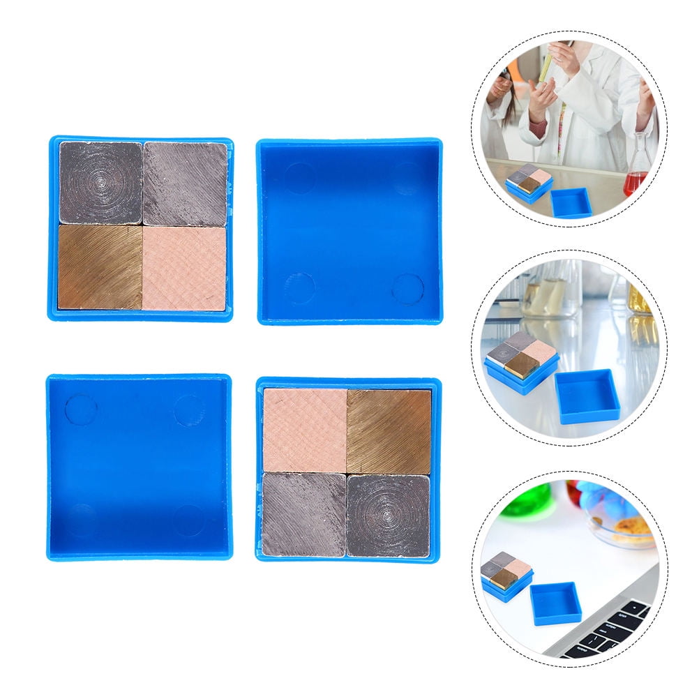 Worgeous 8 Pcs Set Material Density Equipment Metal Cubest Science ...