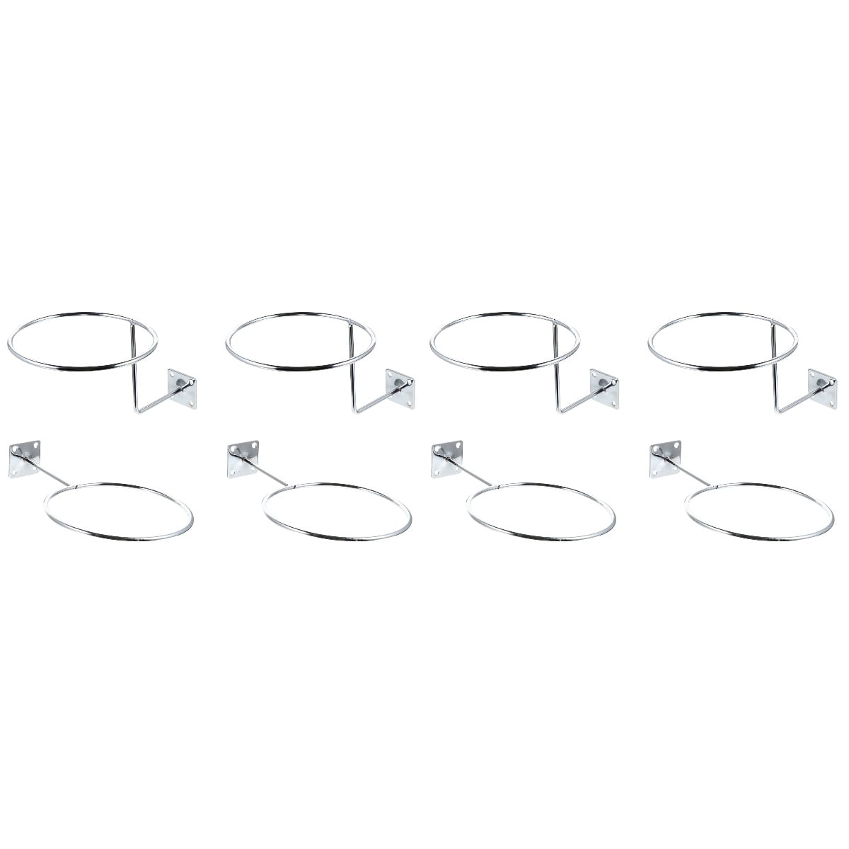 Worgeous 8 Pcs Sports Ball Holders Holders Wall Mount Display Rack for ...