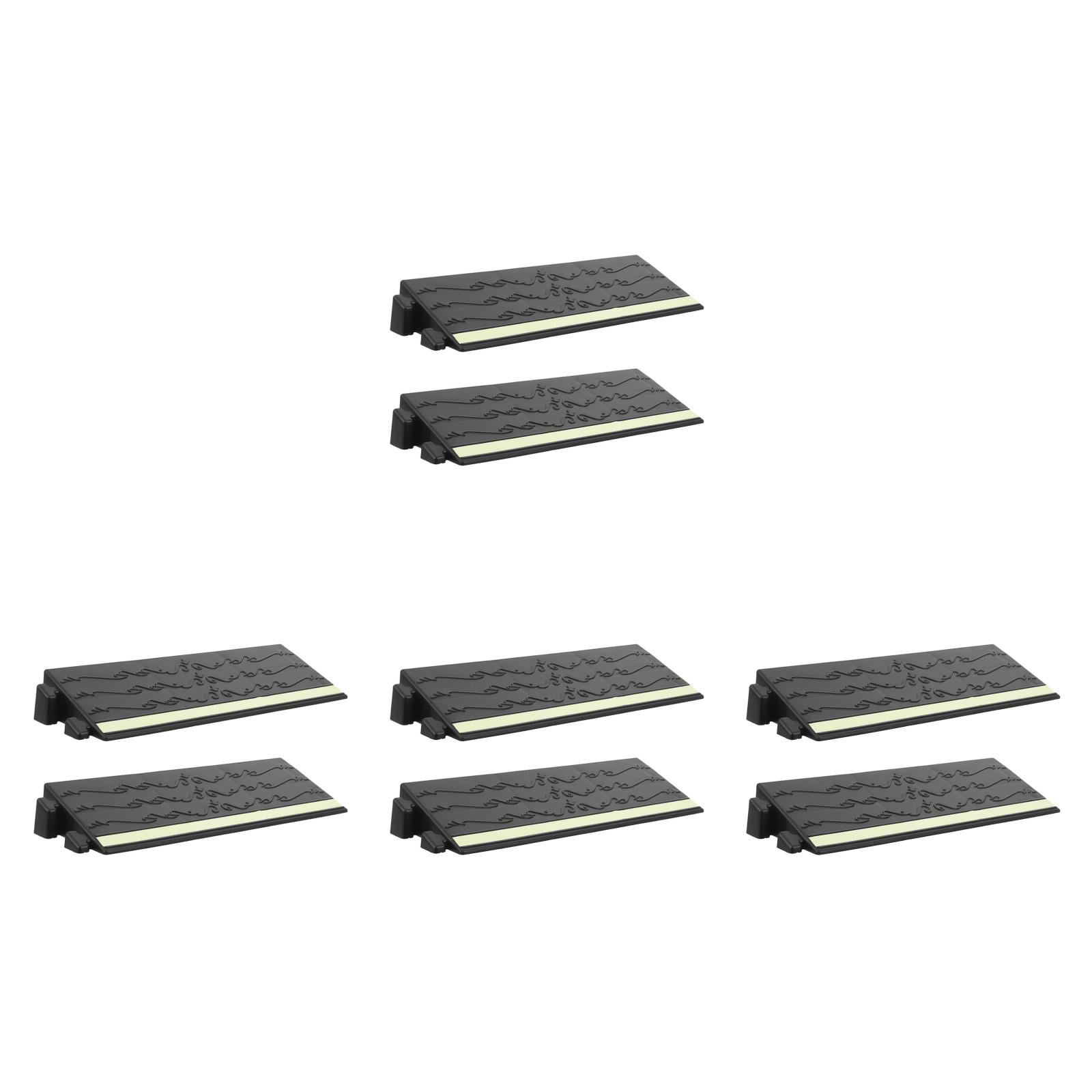 Worgeous 8 Pcs Threshold Ramp Rise Threshold Ramp Doorway Wheelchair ...