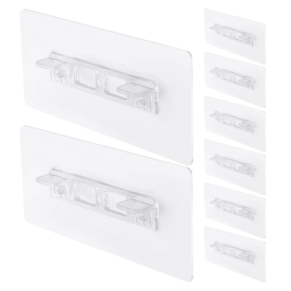 Worgeous 8 Pcs Wardrobe Partition Holder Packets Plug End Cap Sticker ...