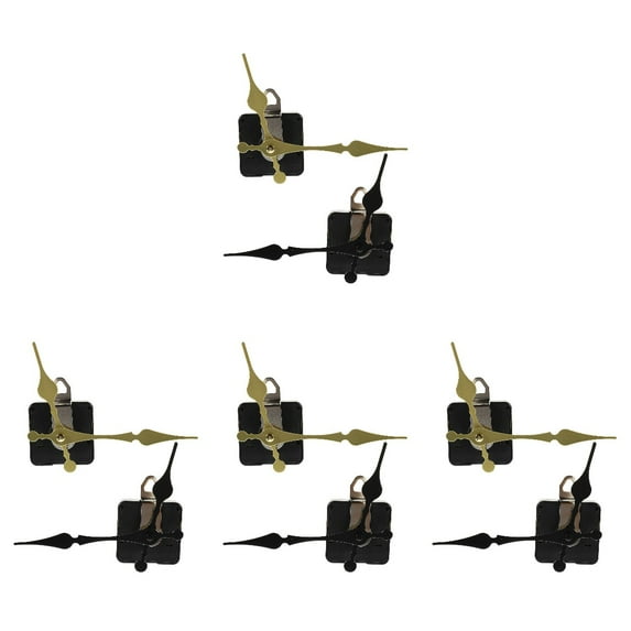 Worgeous 8 Sets Wall Clock Movement Plastic Clock Movement Replacements ...