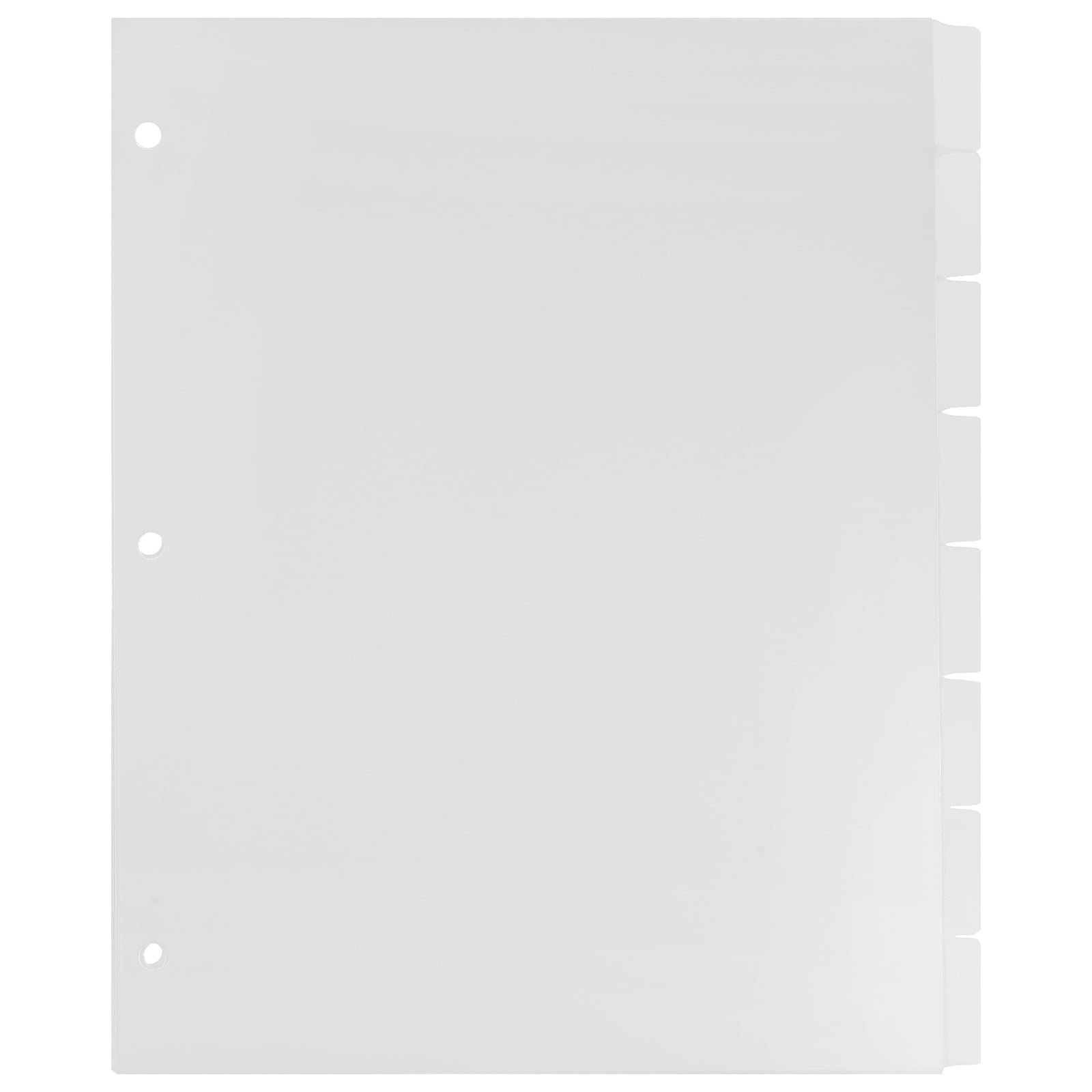 Worgeous 8 Sheets Separator Adhesive Dividers Frosted Replacement Core ...