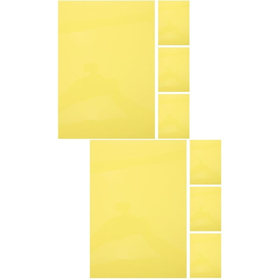 Worgeous 8 Sheets of Durable Heat Shrink Sheets Cuttable Heat Shrink ...