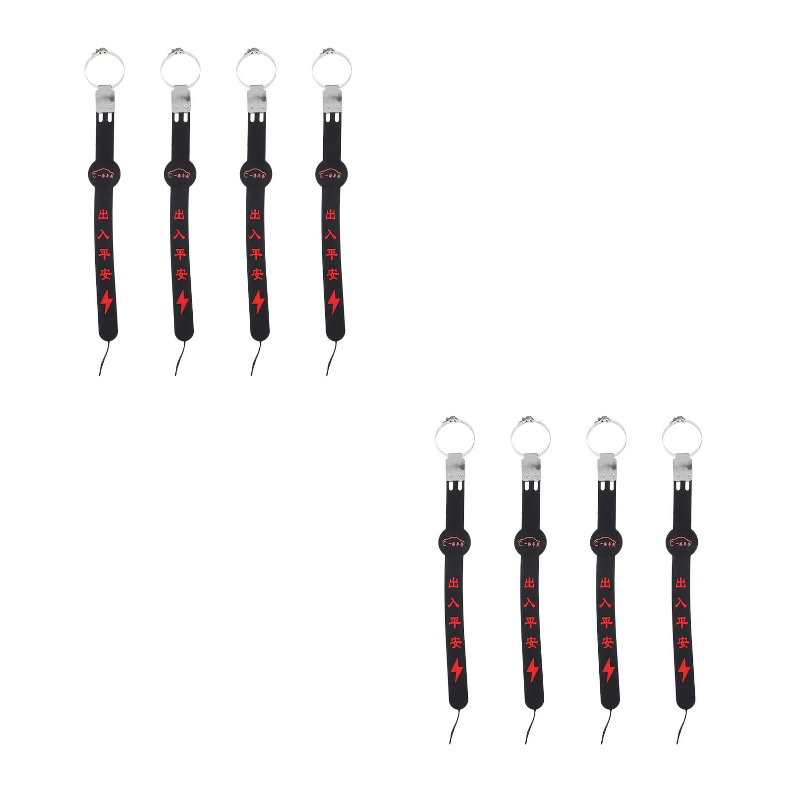 Worgeous 8 pcs Adjustable Car Anti-Static Belt Static Discharge Strap ...