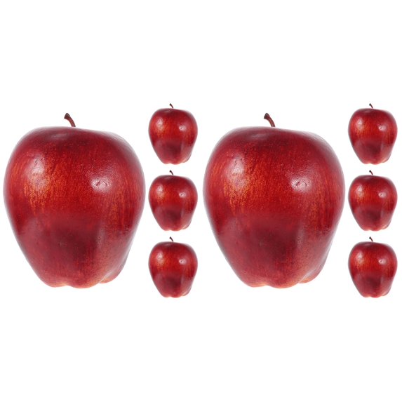 Worgeous 8 pcs Fake Prop Simulated Artificial Fruit Decoration ...