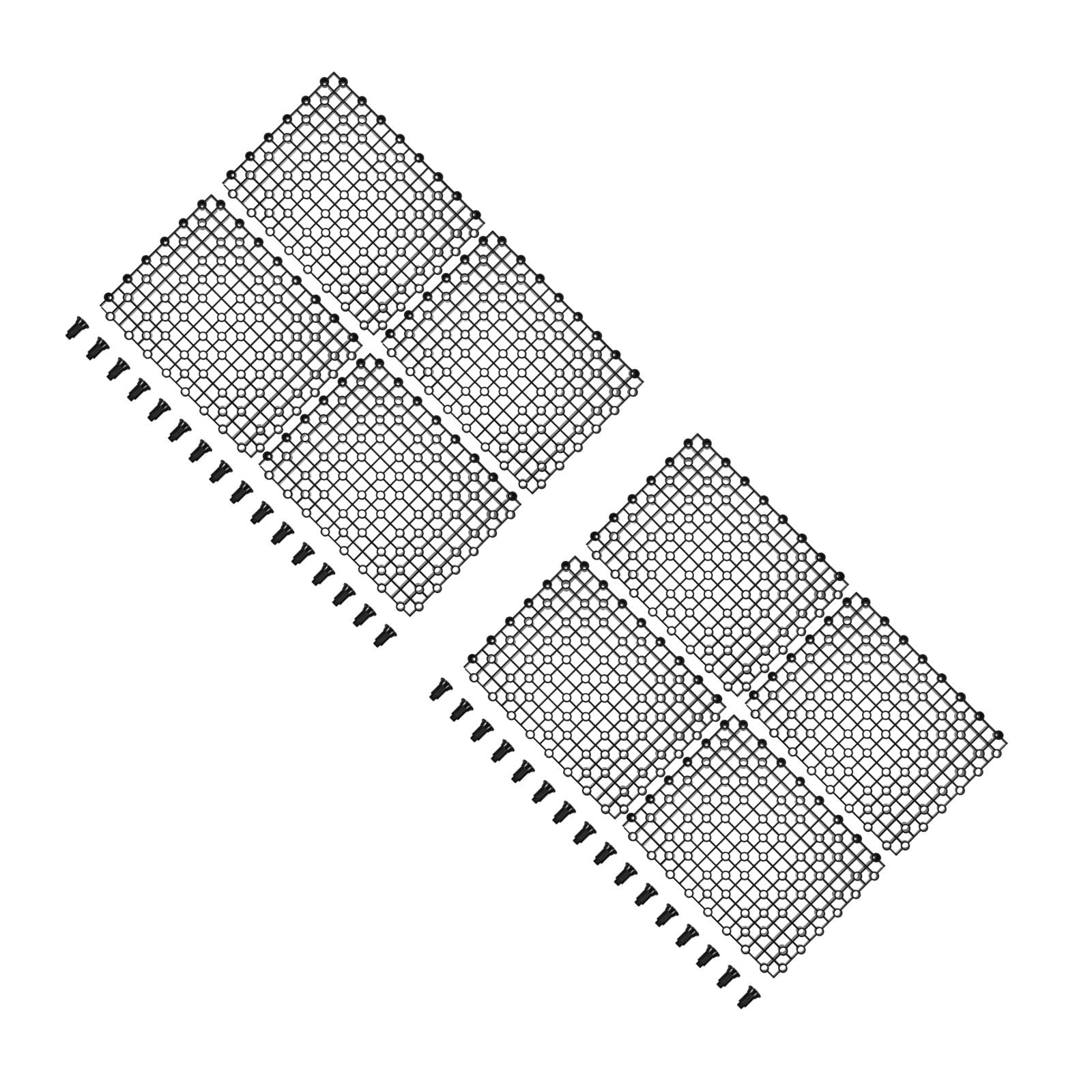 OUNONA 8 pcs Reusable Fish Tank Bottom Filter Plates Splicing Grid ...