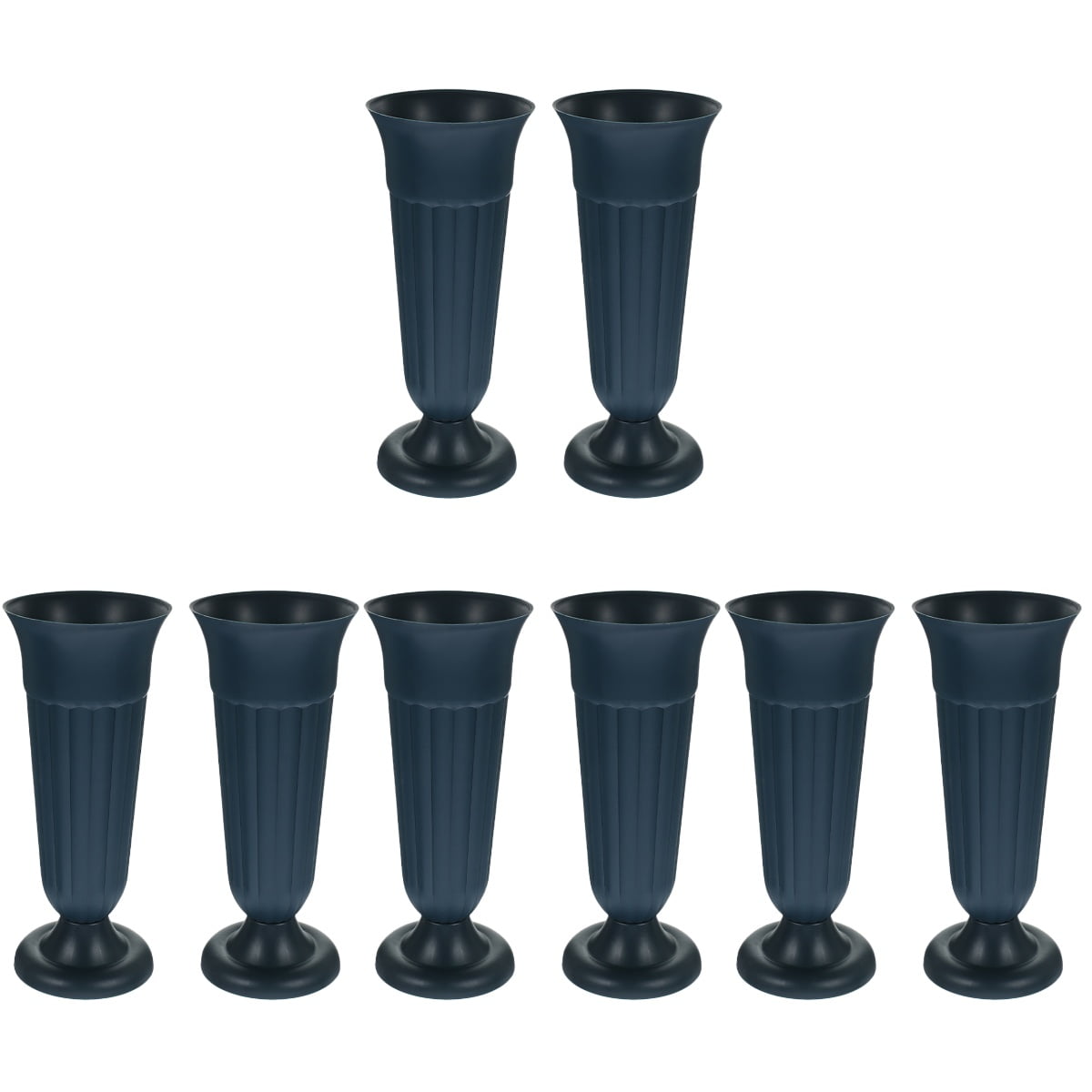 Worgeous 8 pcs Memorial Cemetery Vase Flower Pot Cemetery Vase Flower ...