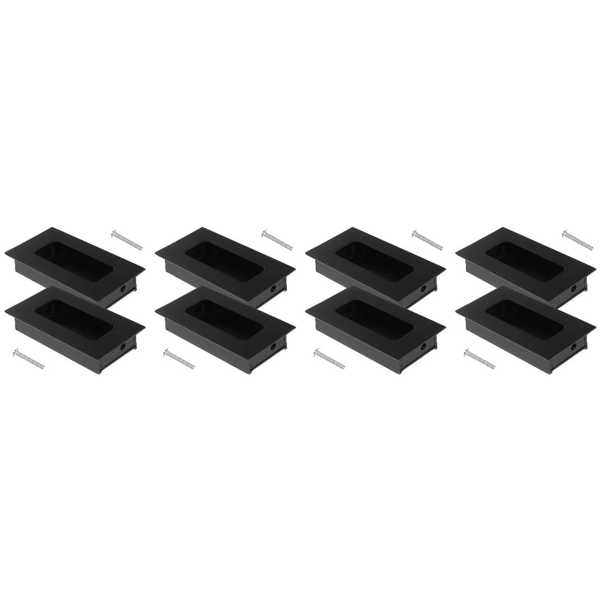 Worgeous 8 pcs Recessed Door Handles Door Hidden Grips Furniture ...