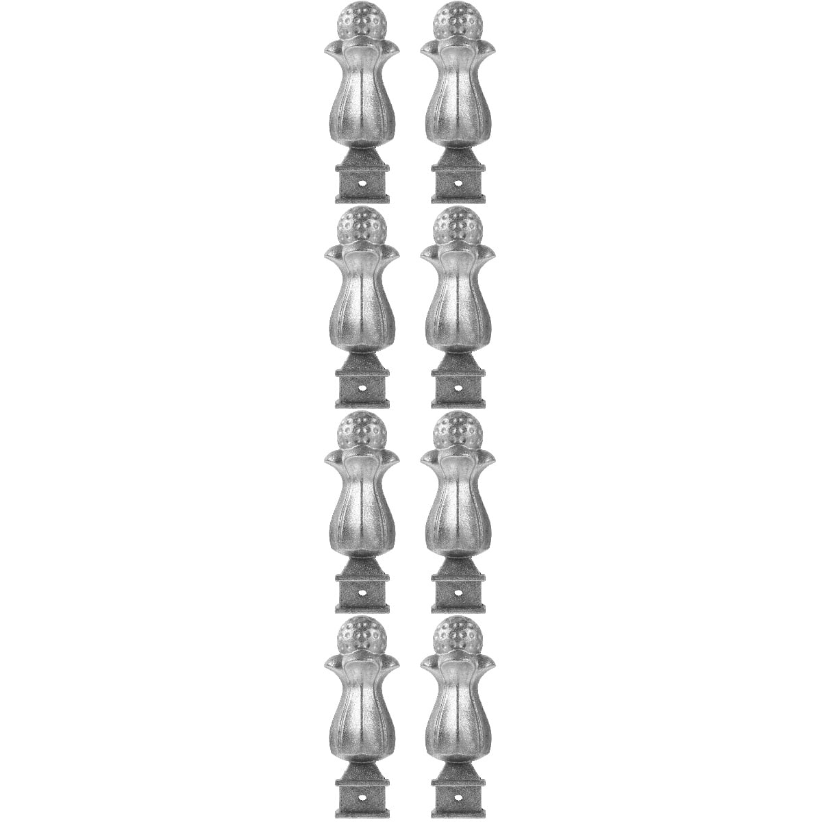 Worgeous 8 pcs Replacement Fence Fence Finials Outdoor Fence Finial ...