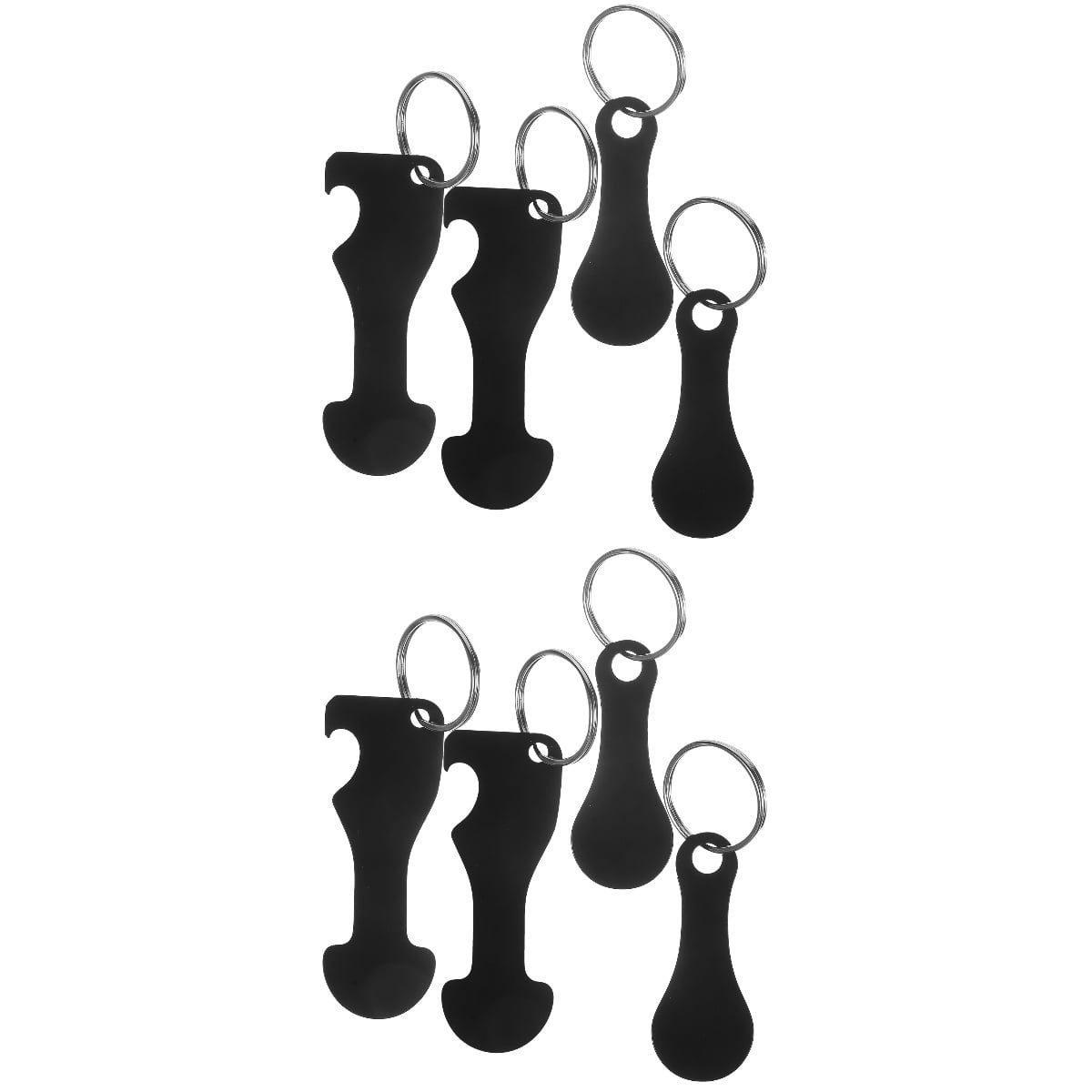 Worgeous 8 pcs Shopping Cart Token Opener Metal Trolley Tokens Small ...