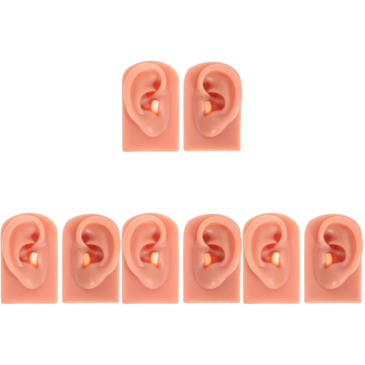 Worgeous 8 pcs Silicone Ear Piercing Models Practice Piercing Ears ...