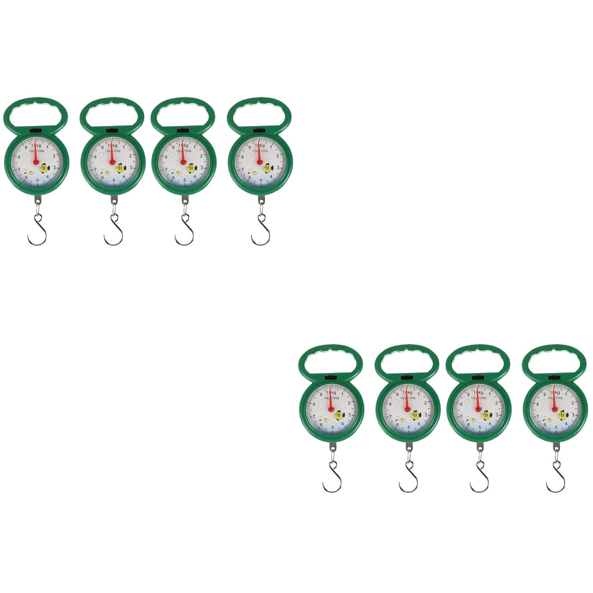 Worgeous 8 pcs Simple Portable Spring Scale Luggage Scale Vegetable ...