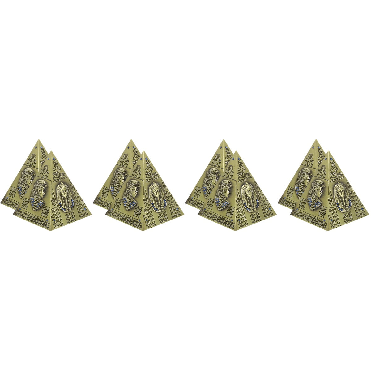 Worgeous 8 pcs Simulation Pyramid Model Retro Decoration Desktop ...