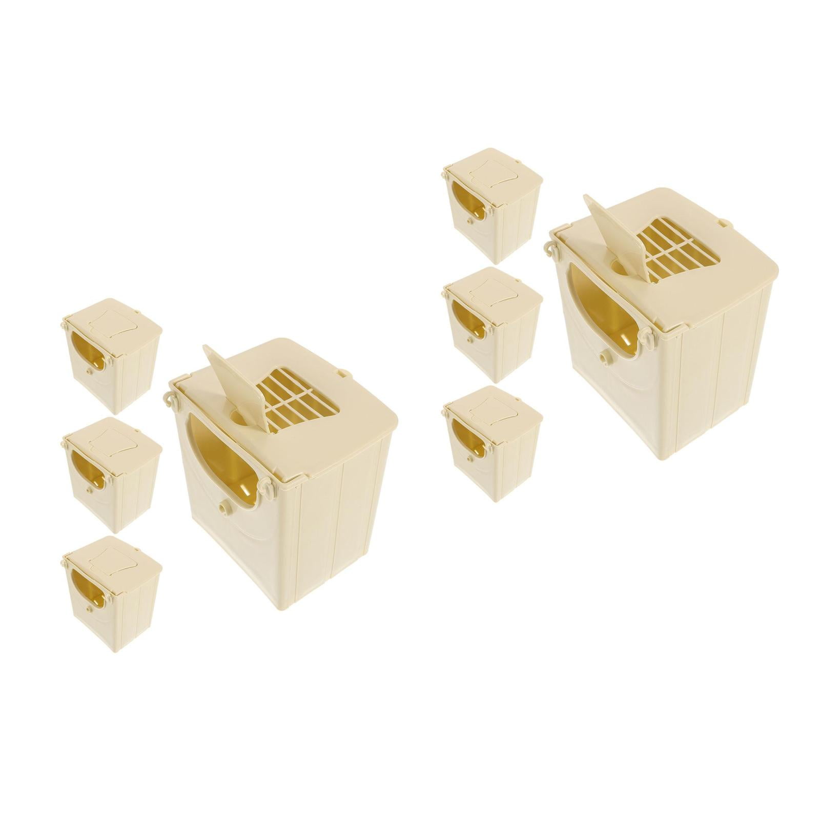 Worgeous 8 pcs Small Parakeet Breeding Box Bird Mating Box Plastic ...