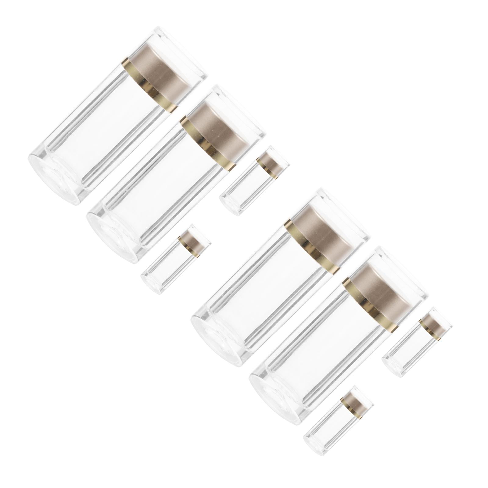 WHAMVOX Raindrops 8 pcs Small Plastic Bottles with Lids for Liquid ...