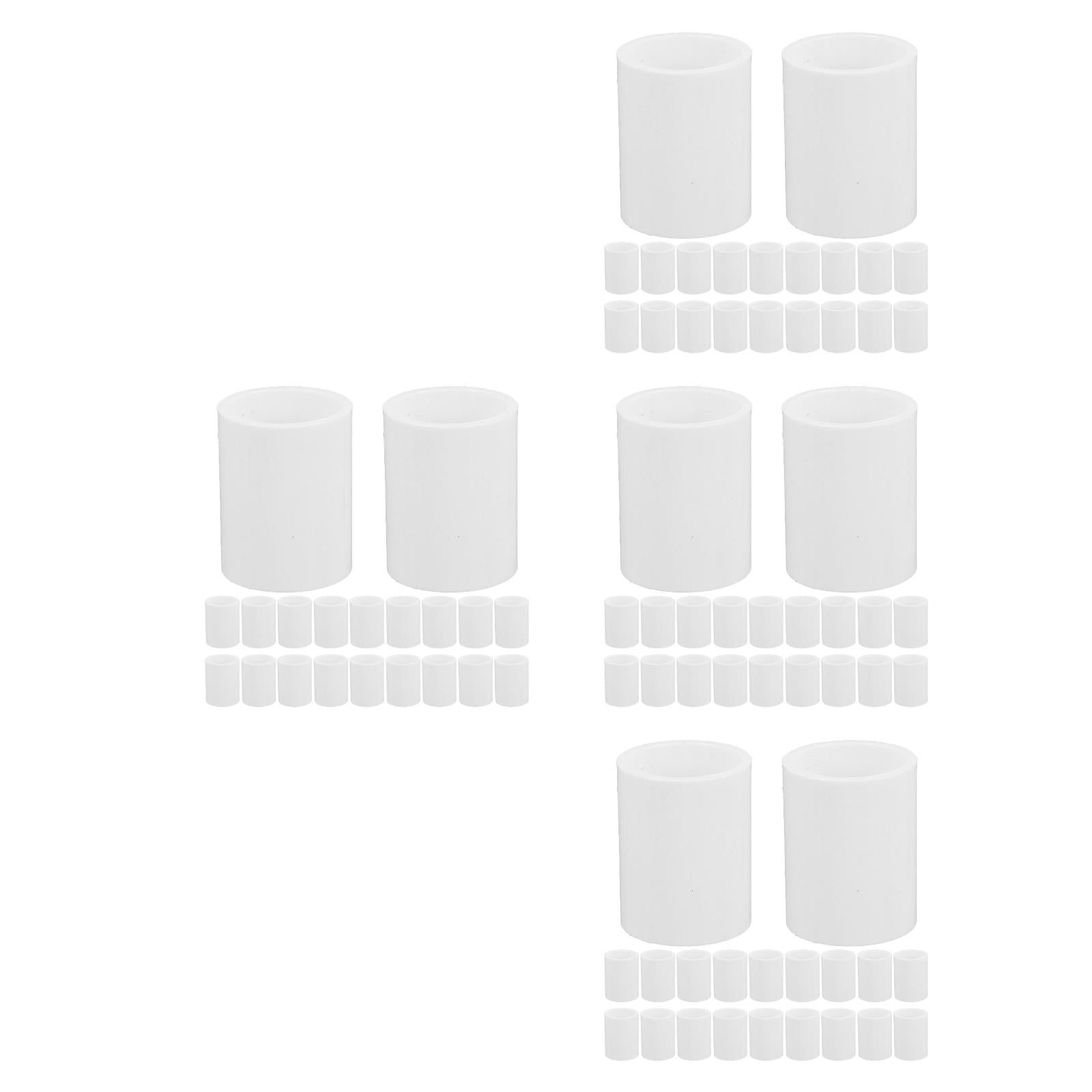 Worgeous 80 PCS PVC Pipe Fittings Straight Coupling Adapters Easy to ...