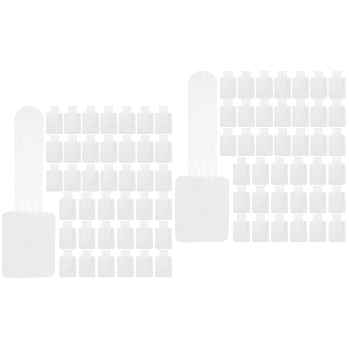 WORGEOUS 80 pcs Cable Organizer Hook and Loop Cable Management Strap ...