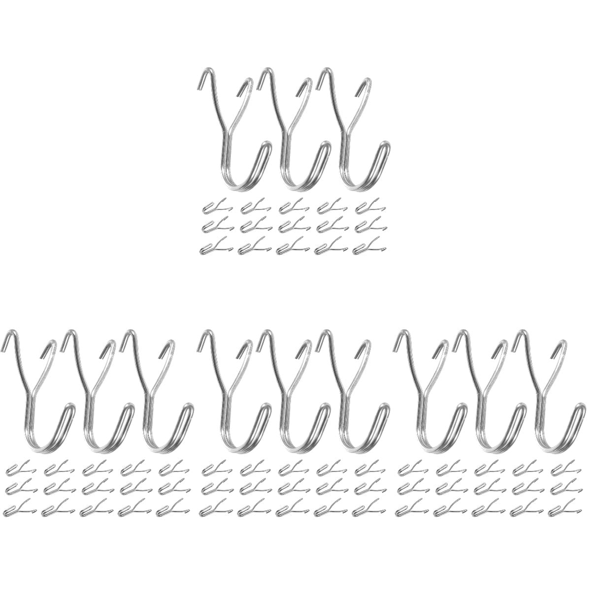 Worgeous 80 pcs Pegboard Hook Key Hanger 2.5cm Hole Distance Peg Board ...