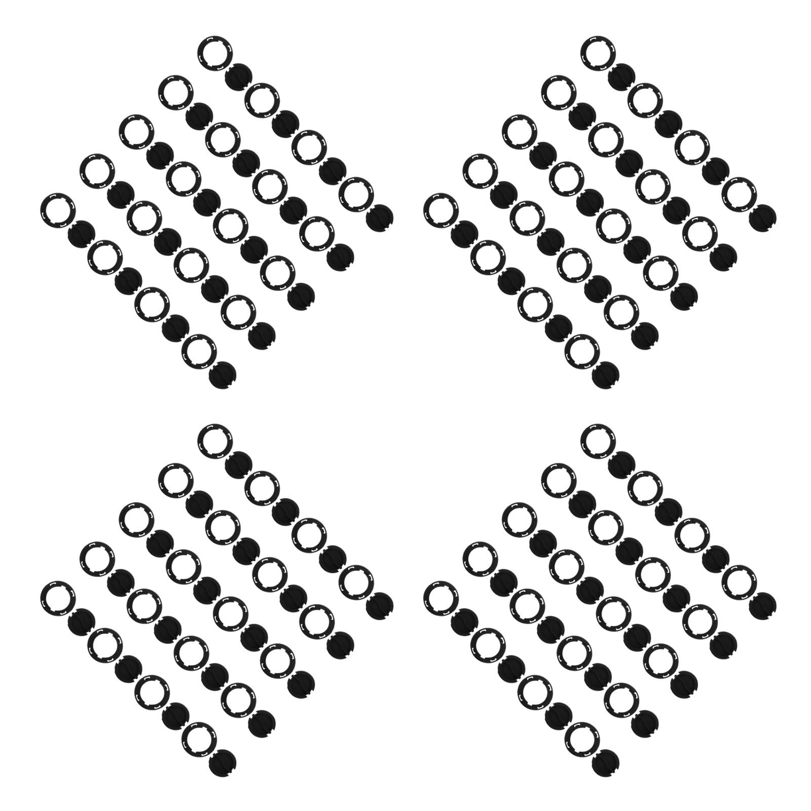 Worgeous 80 pcs Plastic Piggy Bank Bottom Caps Round Stoppers For Money ...