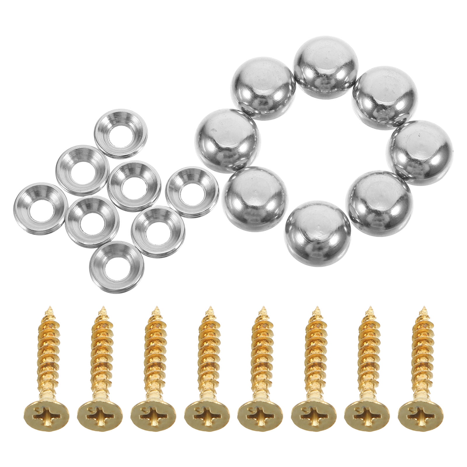 Worgeous 8PCS Decorative Screw with Caps Decorative Caps Fixing Screw ...