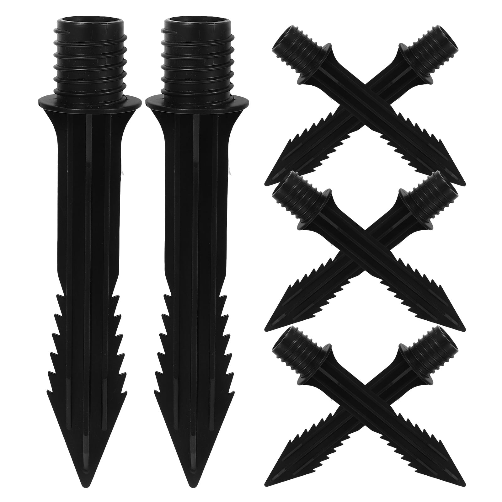 WHAMVOX HOMEMAXS 8 PCS Solar Light Accessories 18.50X3.50X3.50CM Black ...