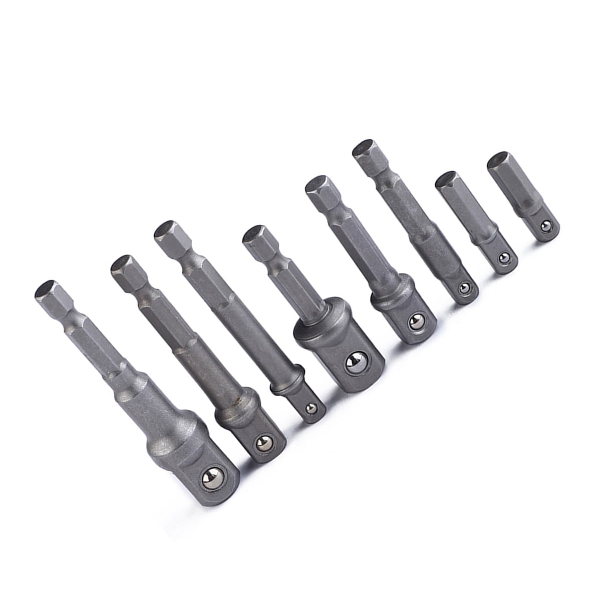 FONDOTIN 8-Piece Stainless Steel Socket Adapter Set with Extensions for ...