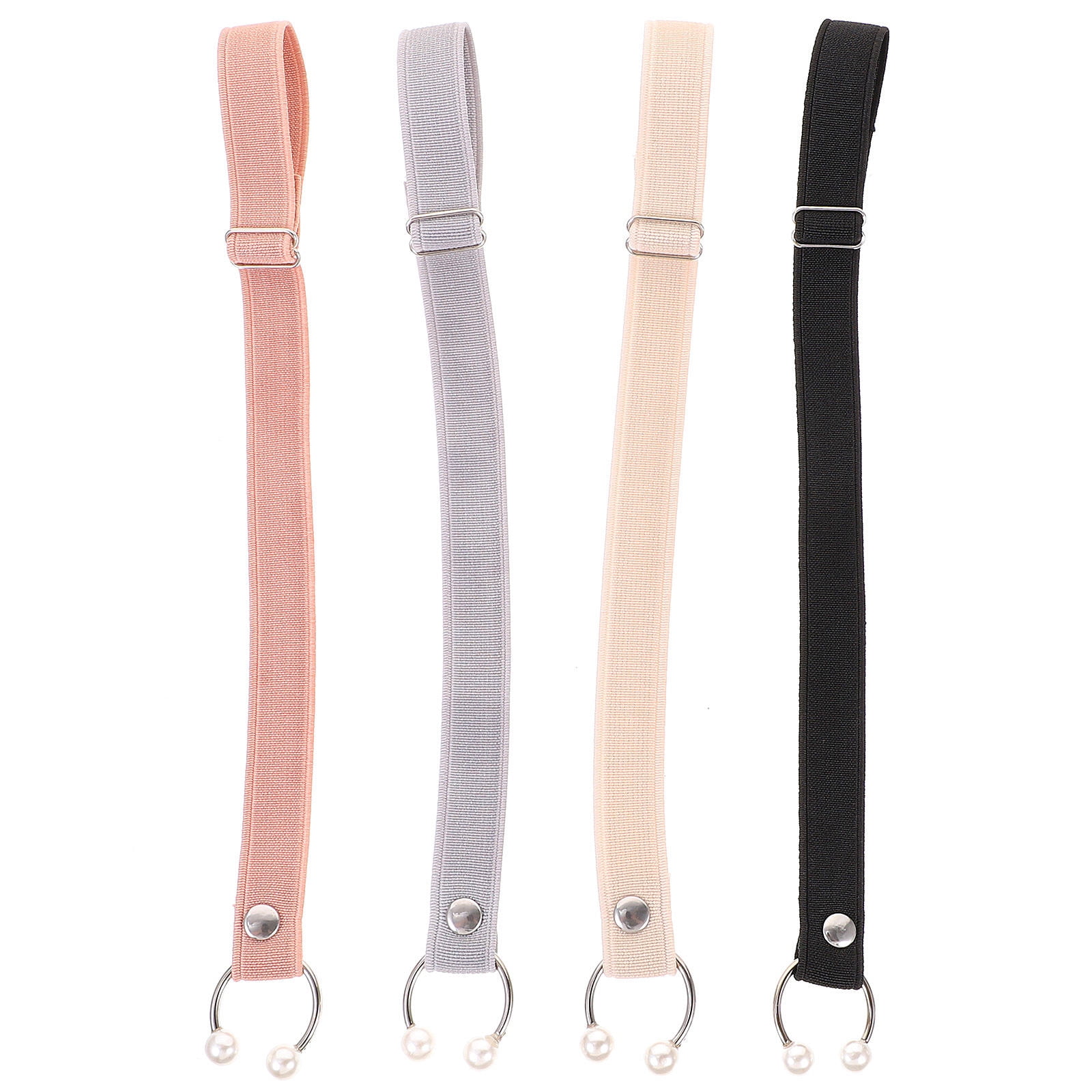 Worgeous 8Pcs High Heel Shoe Strap with Elastic Band and Pearl for High ...
