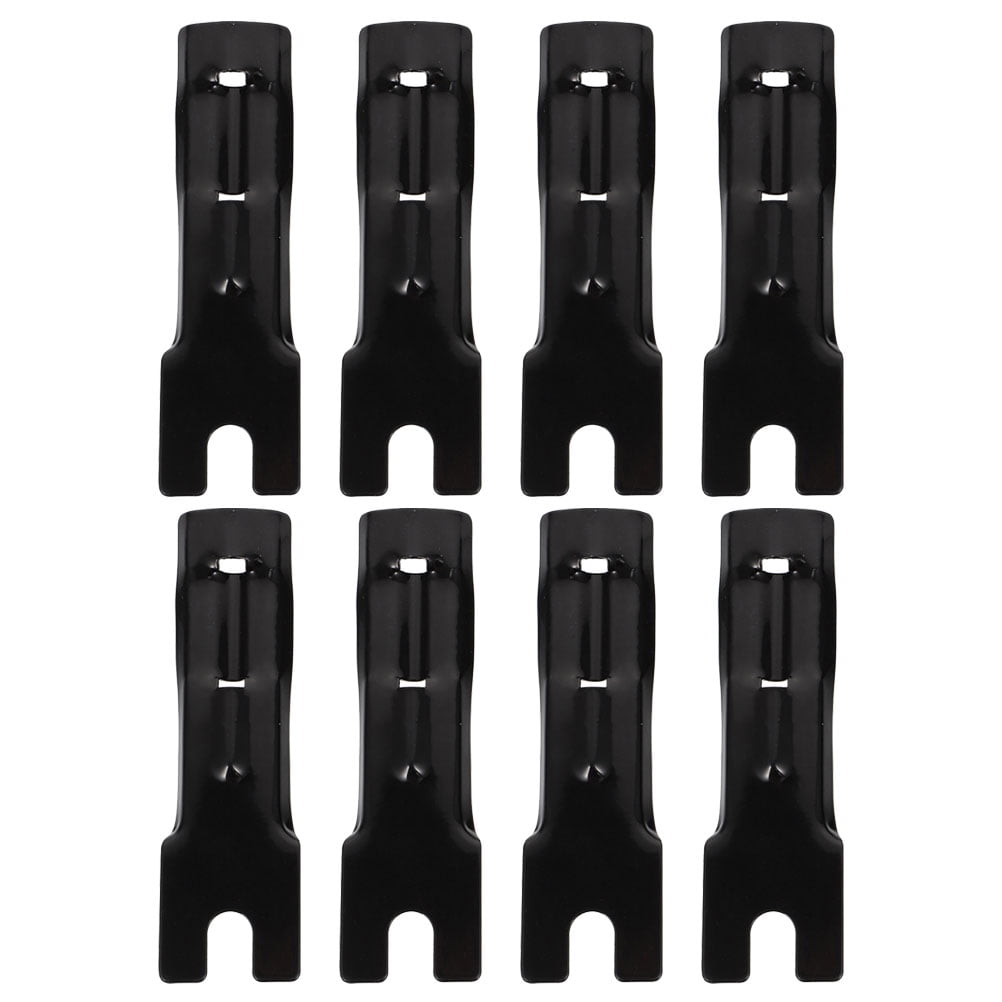 HOOWIFFY Flag Mount Hardware Iron Safety Flag Pole Brackets 8Set Black ...