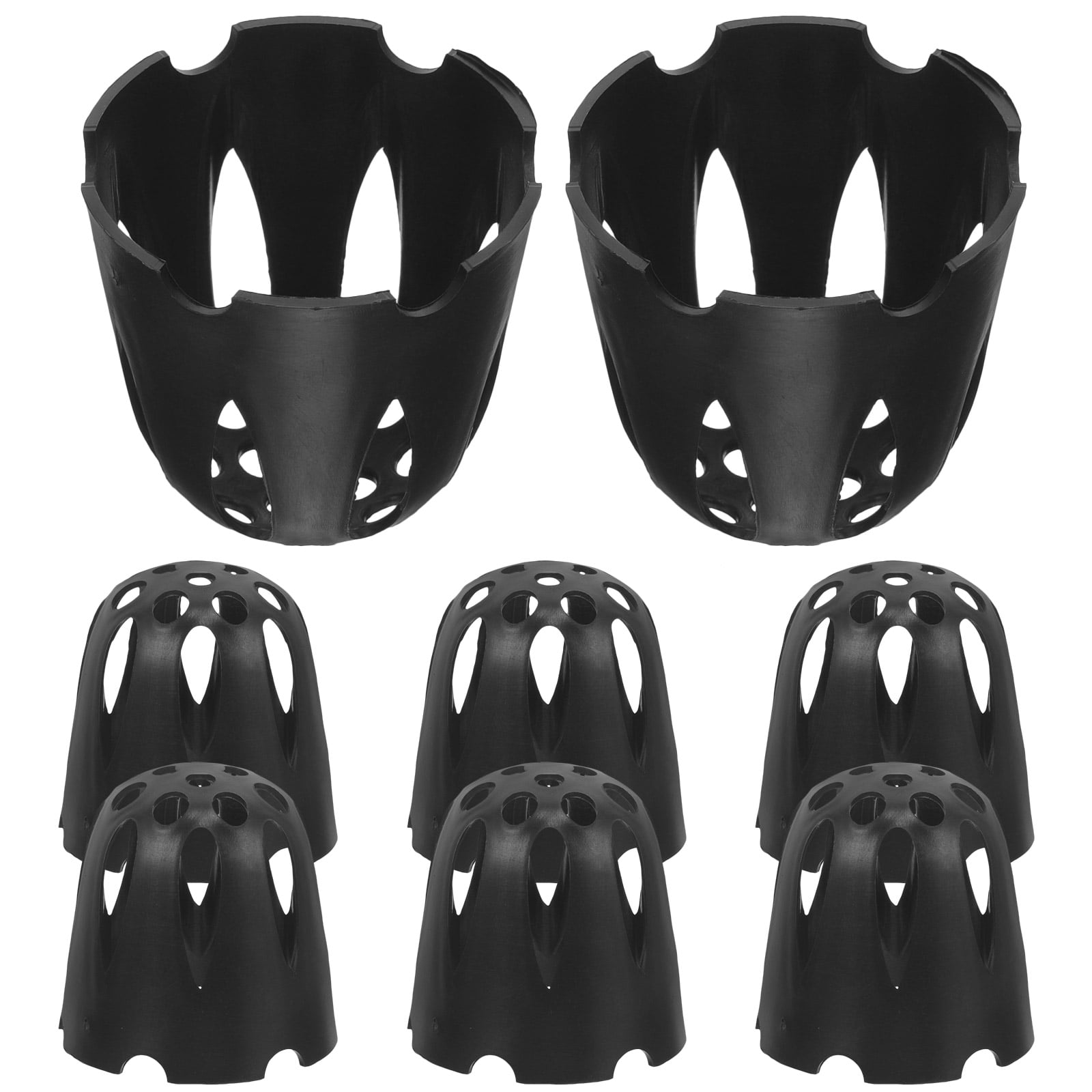 Worgeous 8pcs Flower Pot Hole Mesh Baskets Bonsai Grid Drainage Mesh ...