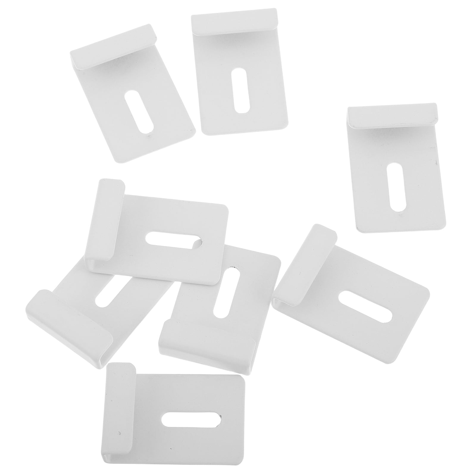 Worgeous 8pcs Glass Fixing Clamp Glass Mirror Fixing Bracket Metal ...