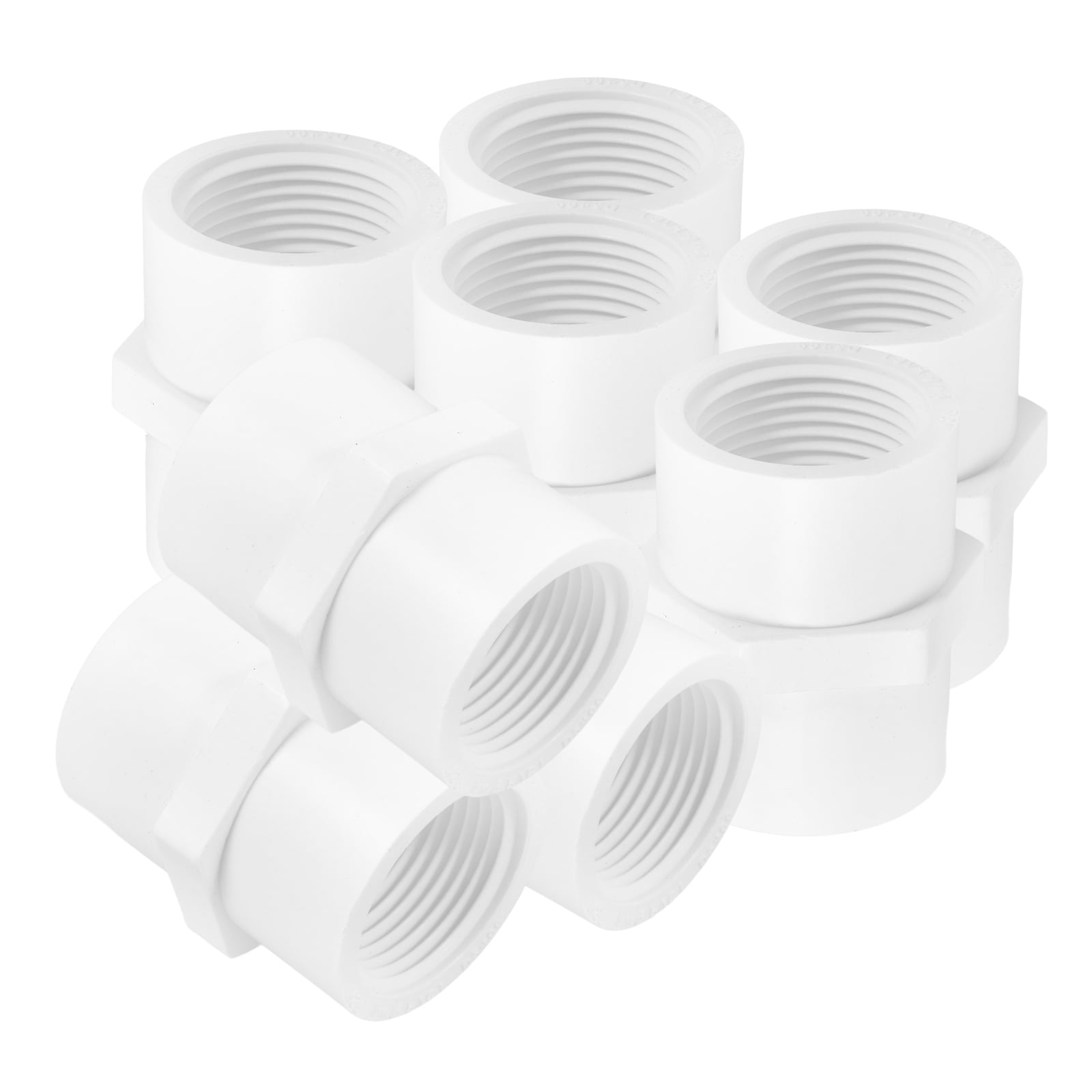 Worgeous 8pcs Home Or Industrial Use Pvc Pipe Fitting For Home Or ...
