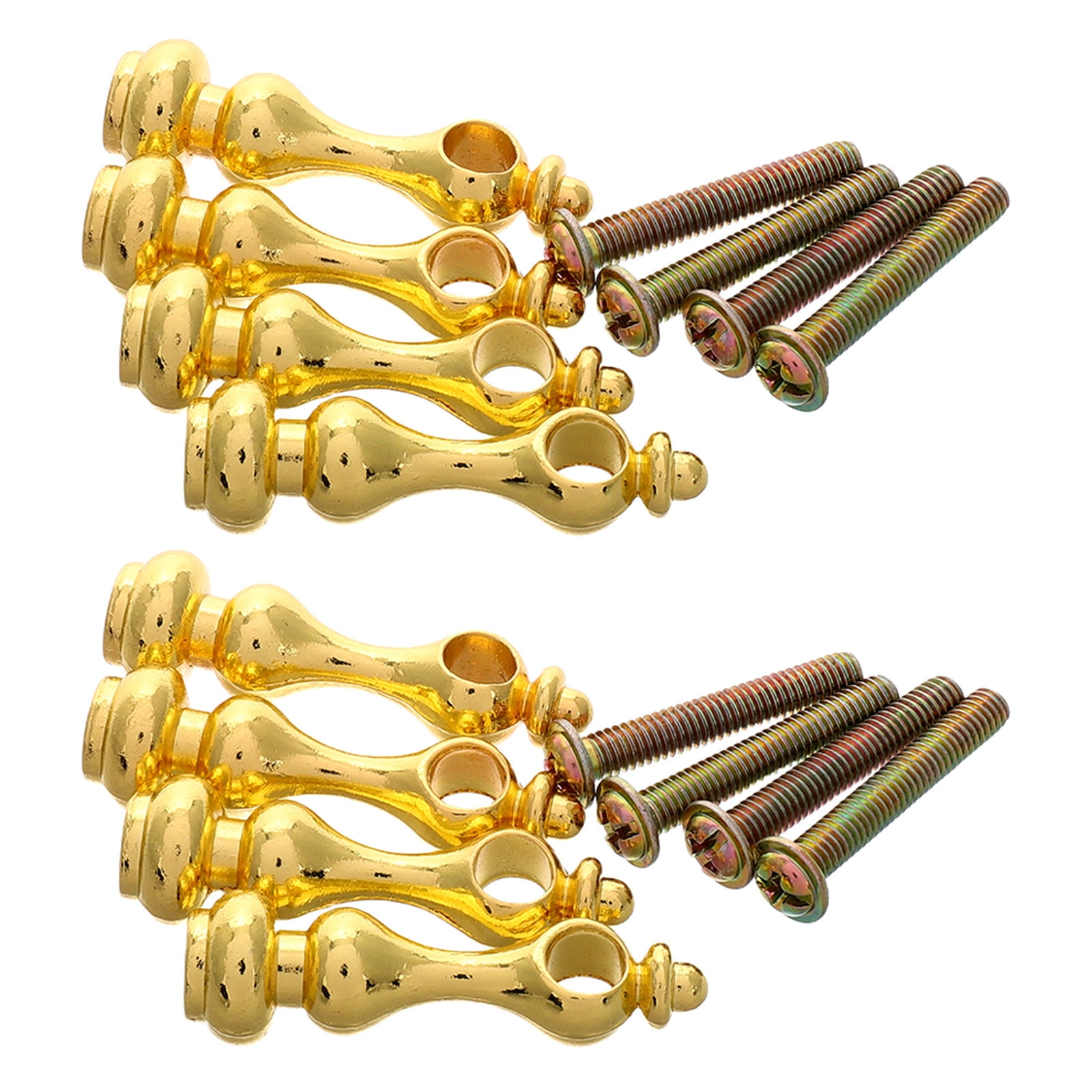 Worgeous 8pcs Iron Furniture Spindles for Glass Railing Baluster ...