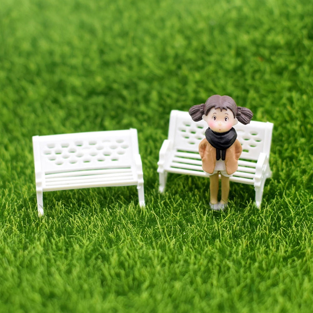 Worgeous 8pcs Landscaping Decorative Prop Lifelike Moss Mat Craft Grass ...