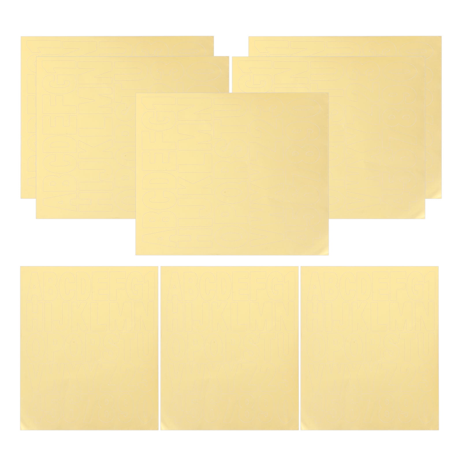 Worgeous 8pcs Mailbox Letter Stickers Number Alphabet Stickers Poster ...