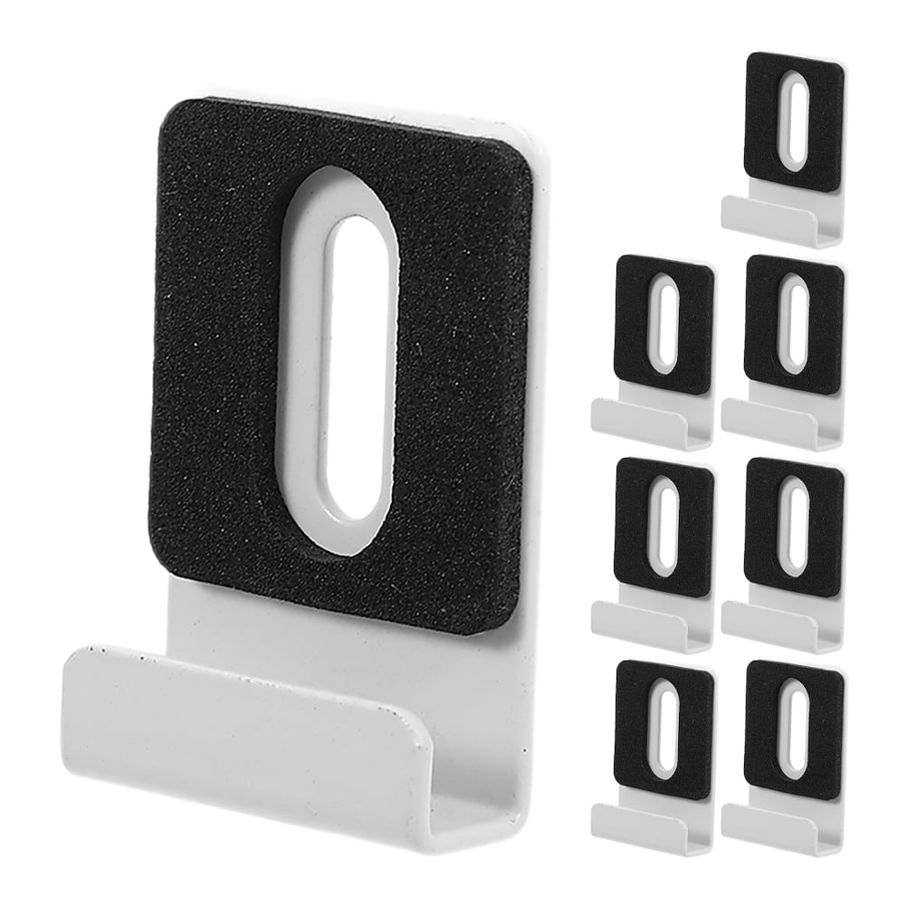 Worgeous 8pcs Metal Mirror Clips with Screws Heavy Duty Wall Mounting ...