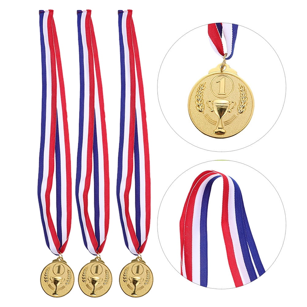 Worgeous 8pcs Soccer Medal Wheat Spike Medals For Awards Sports Events ...